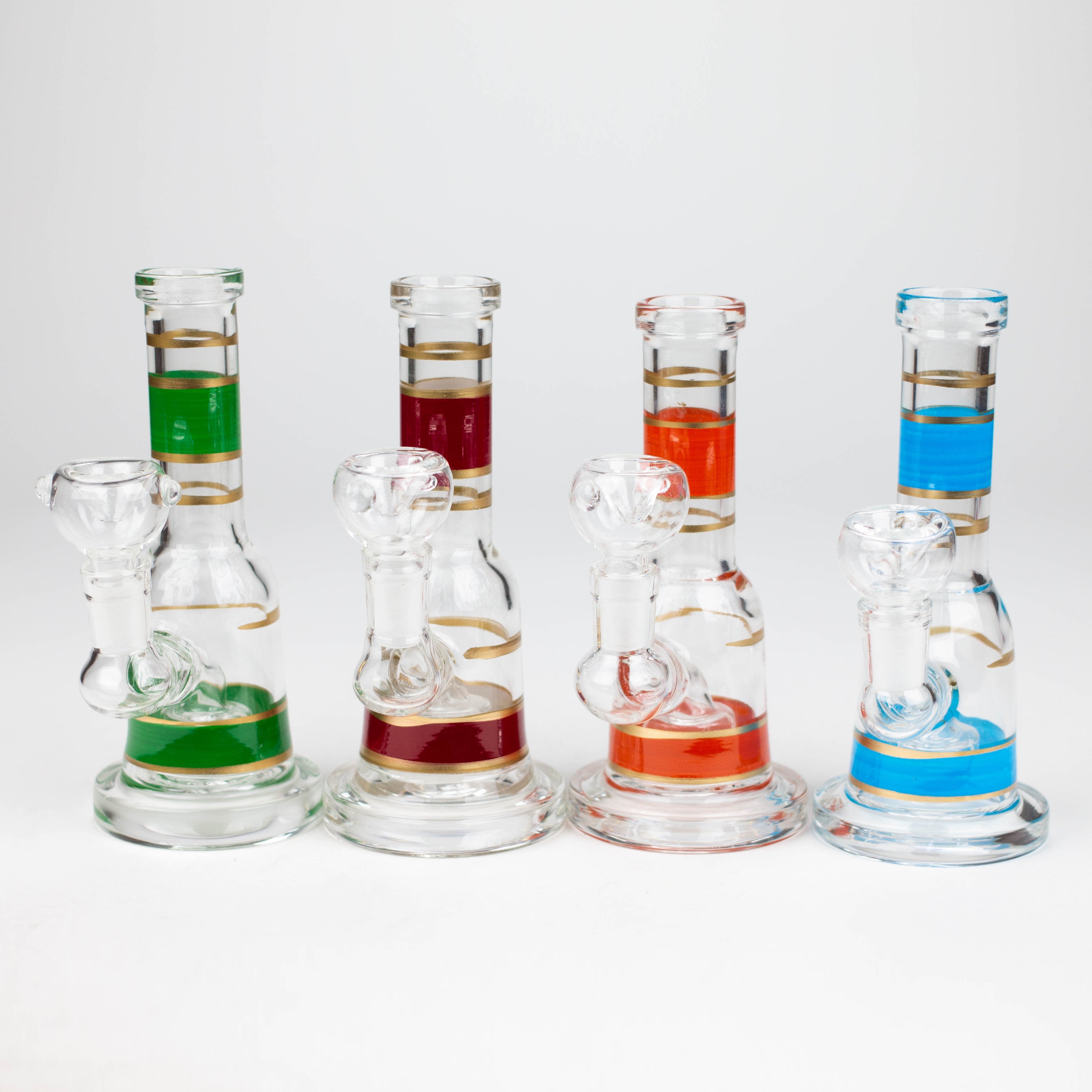 Fortune 6" Color Bong-Assorted – Mile High Glass Pipes