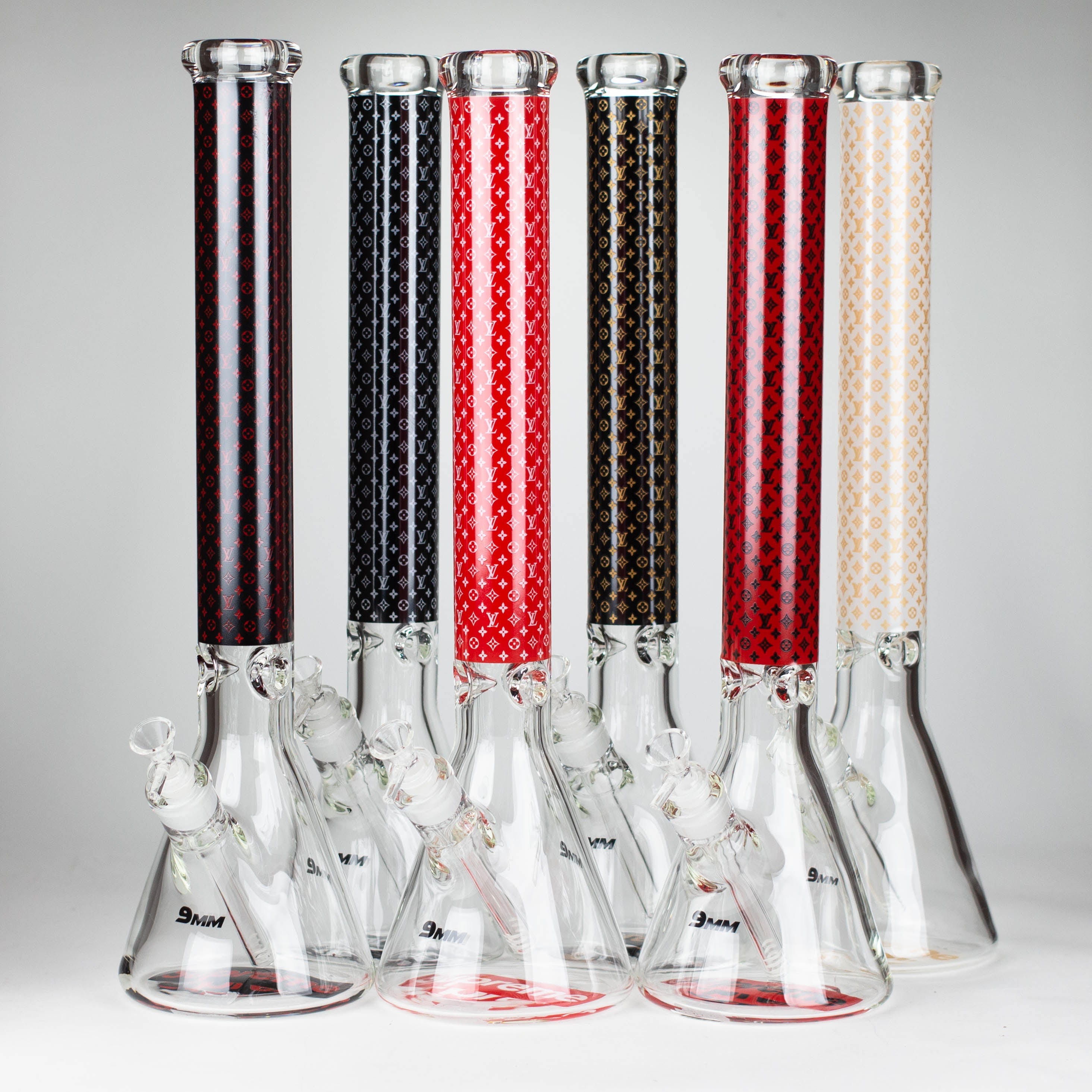 Luxury Pattern 9mm glass pipes 20" – MHGP