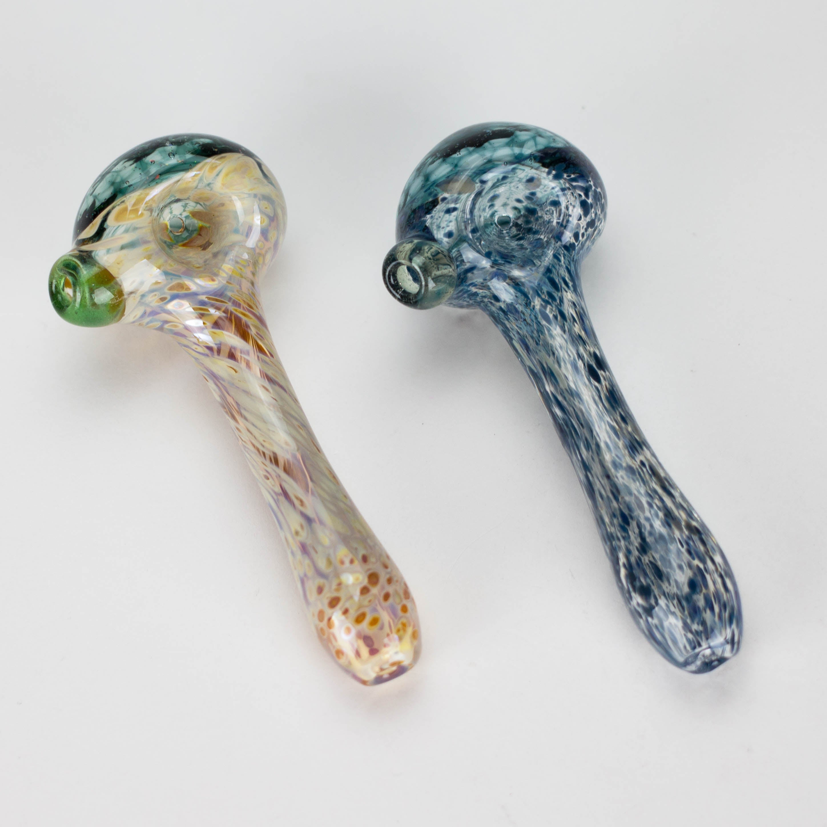 Shine Glassworks Frit Crushed Opal Honeycombe pipe | Mile Hi – MHGP