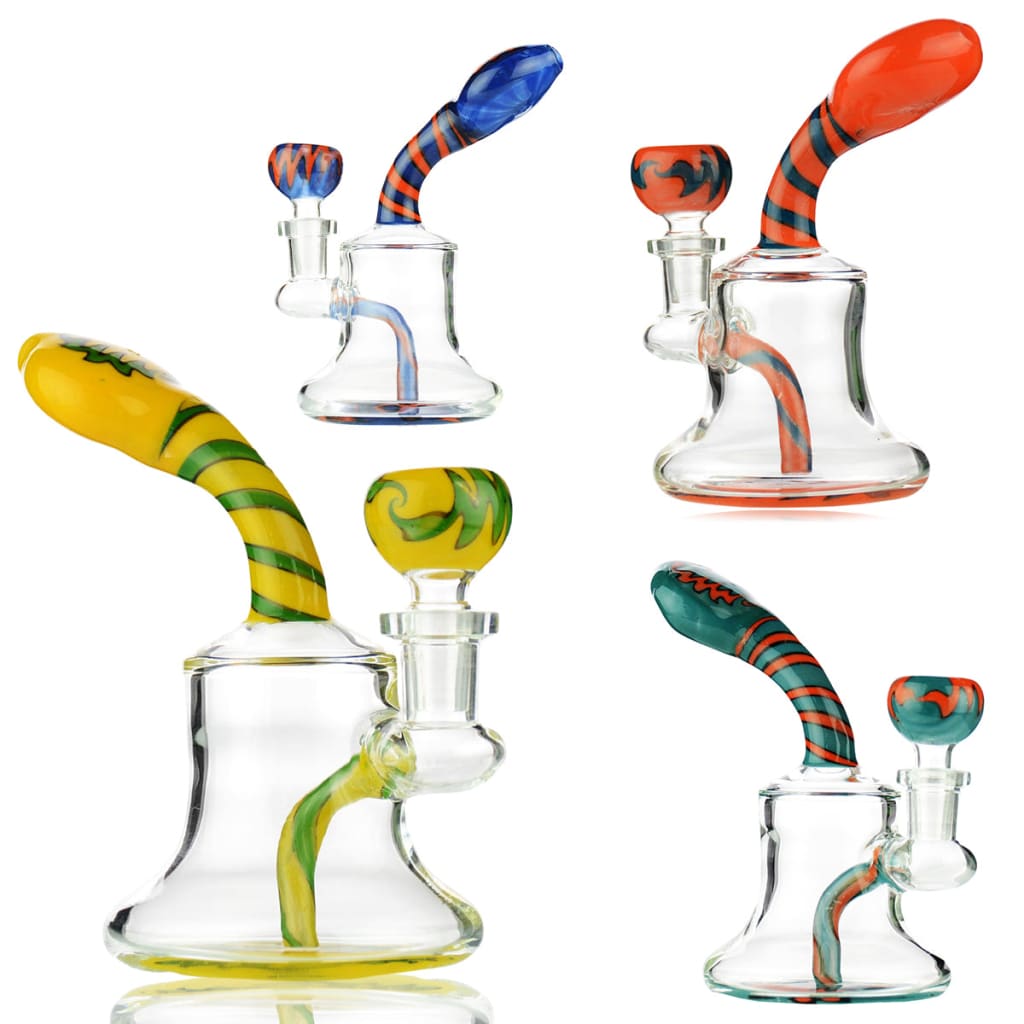 Rod Color Reversal Glass 6water Pipe For Smooth Sessions – MHGP