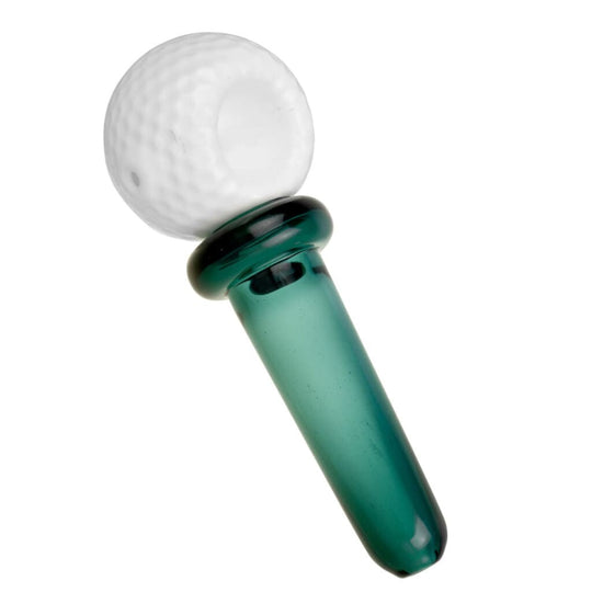 Golf Ball & Tee Spoon Pipe – Mile High Glass Pipes