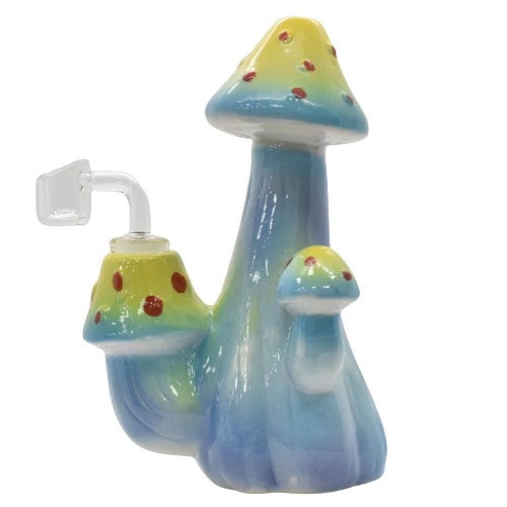 Mushroom Head Glass Hand Pipe - Compact & Durable – MHGP
