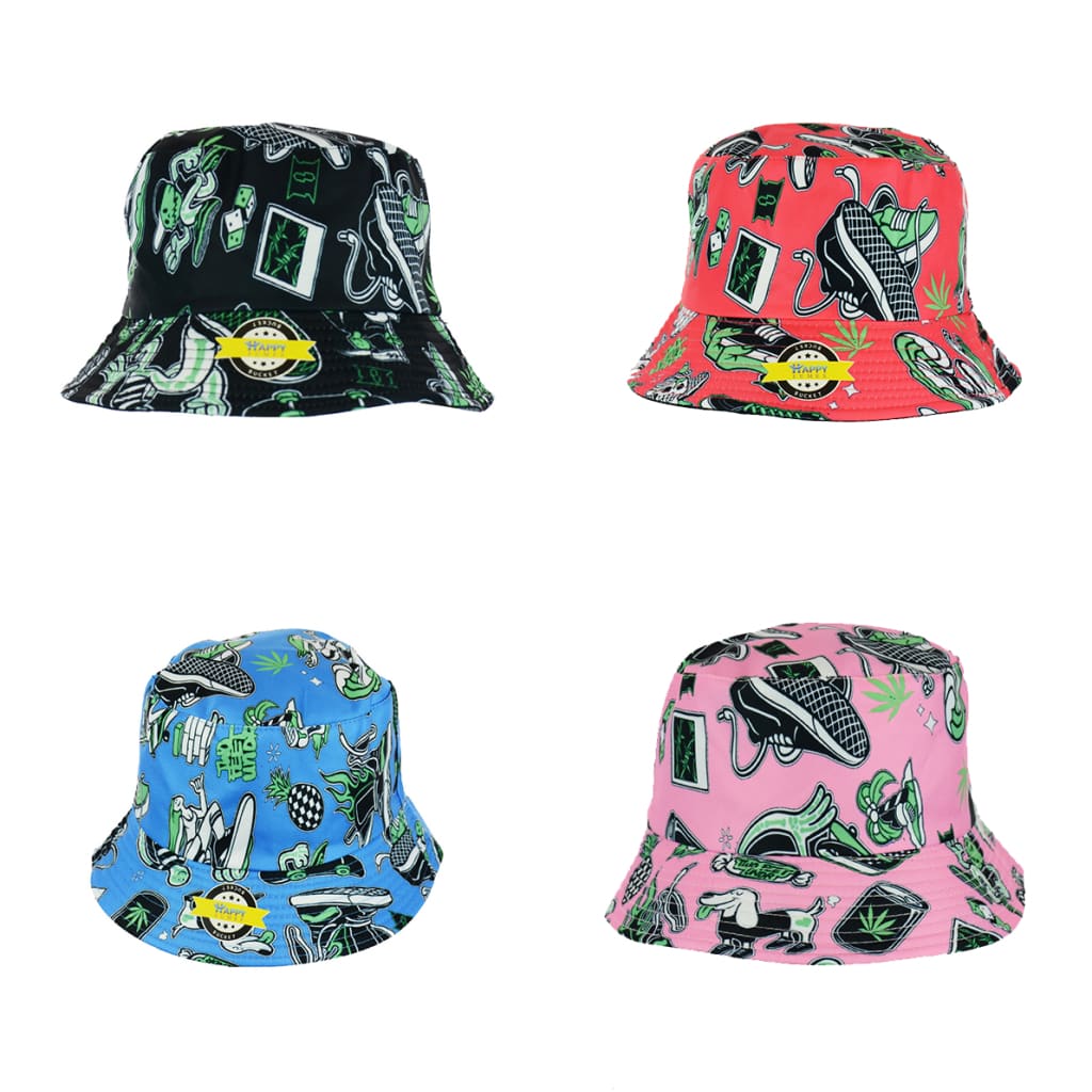 Reversible Skate Weed Life Bucket Hats – MHGP