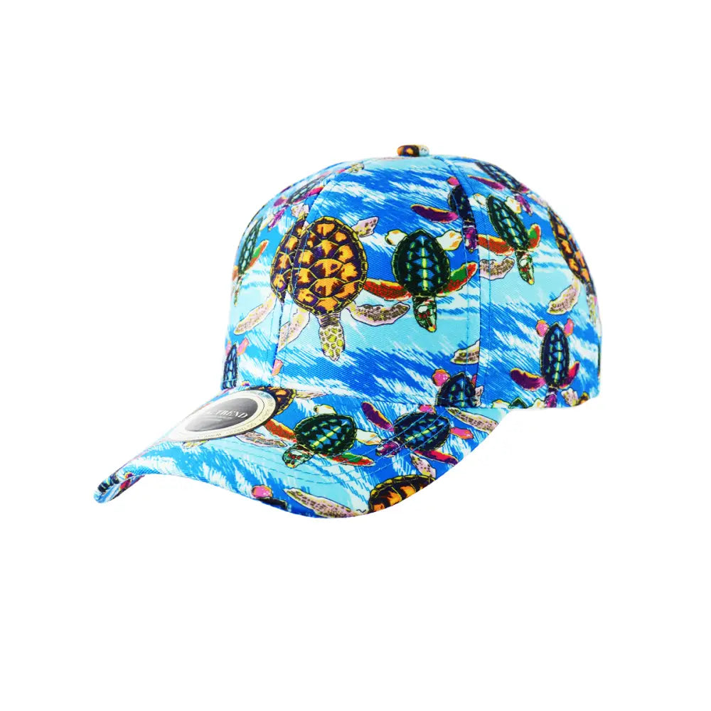 Turtle Ocean Print Baseball Hat Snapback – Mile High Glass Pipes