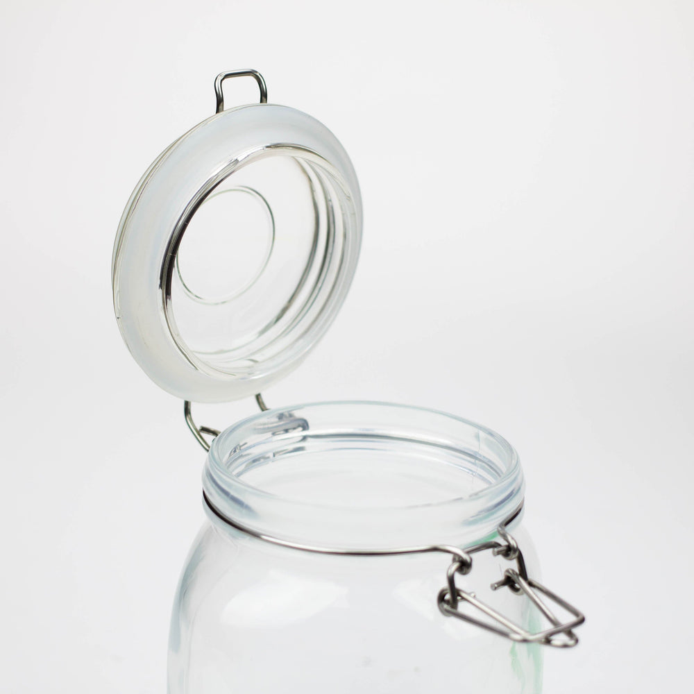 Airtight Glass Jar with Lid – Mile High Glass Pipes