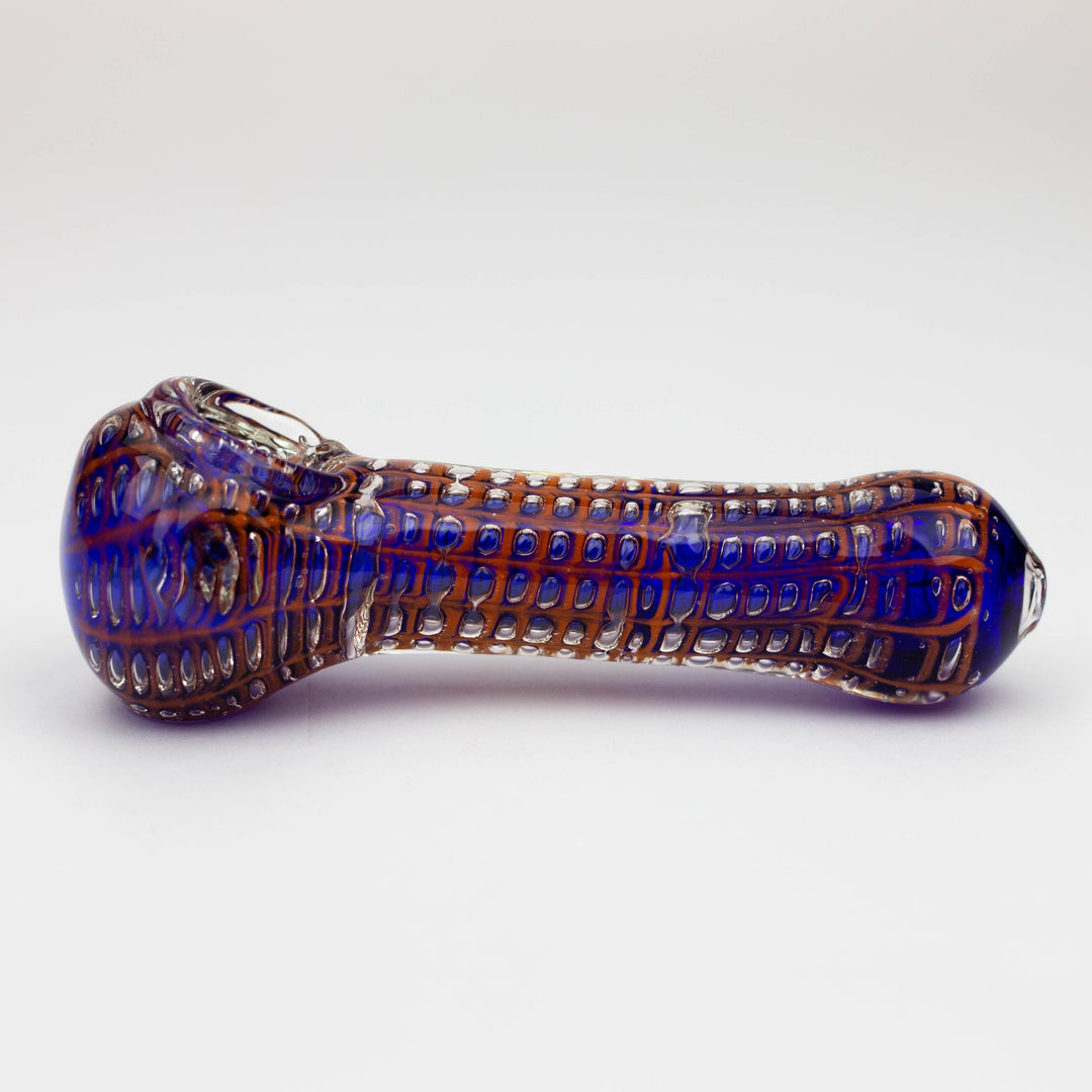 Spider web glass hand pipe 5" – MHGP