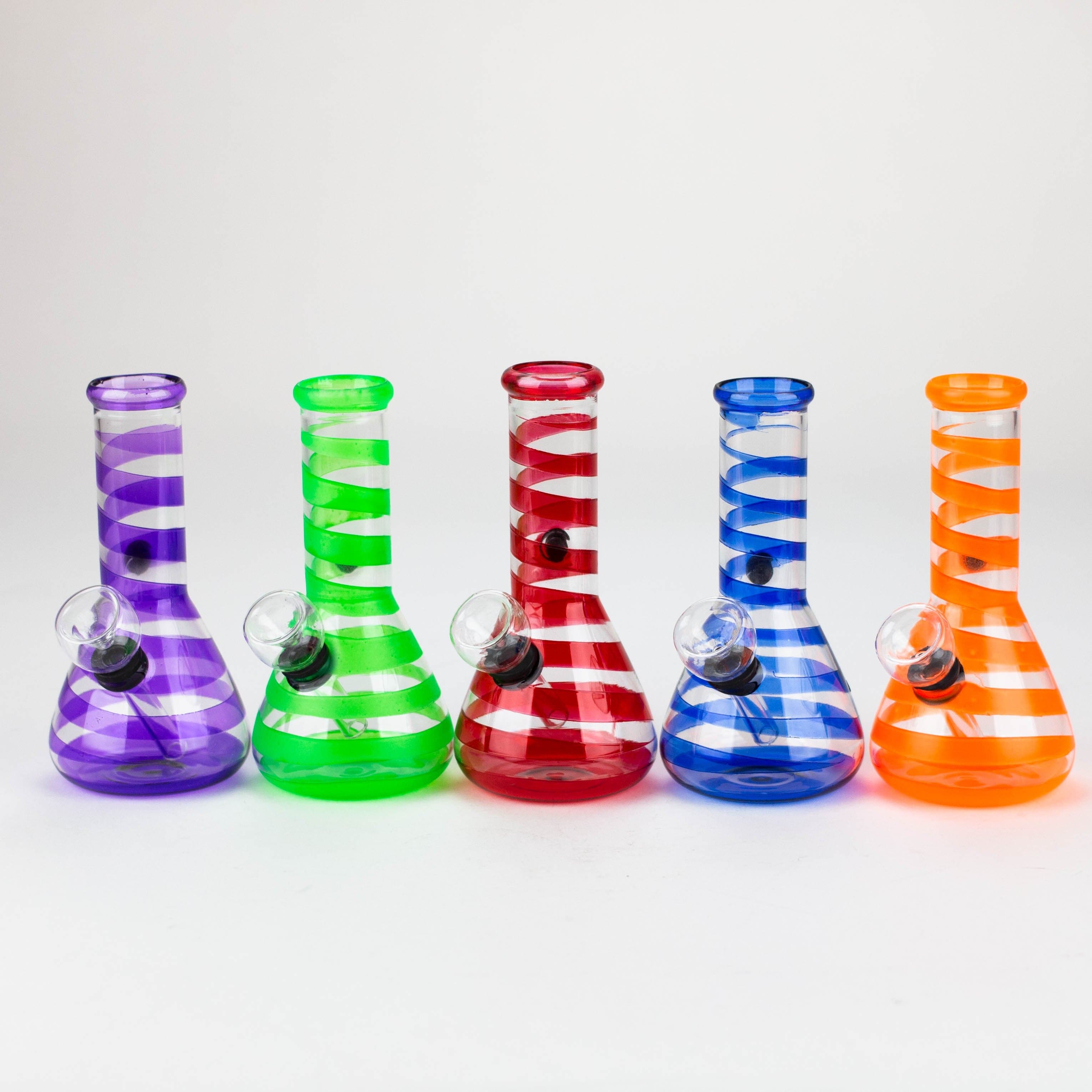 Assorted mini beaker glass water pipes 5" – MHGP