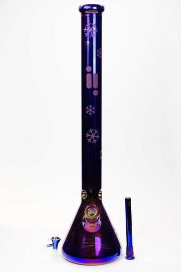 Infyniti snowflake metallic glass water bong – MHGP