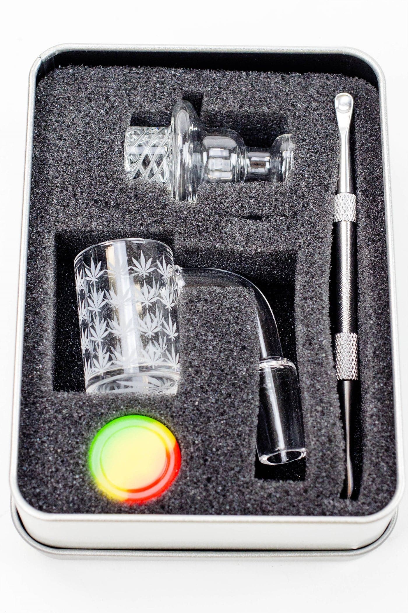 Quartz banger and carb cap set – Mile High Glass Pipes