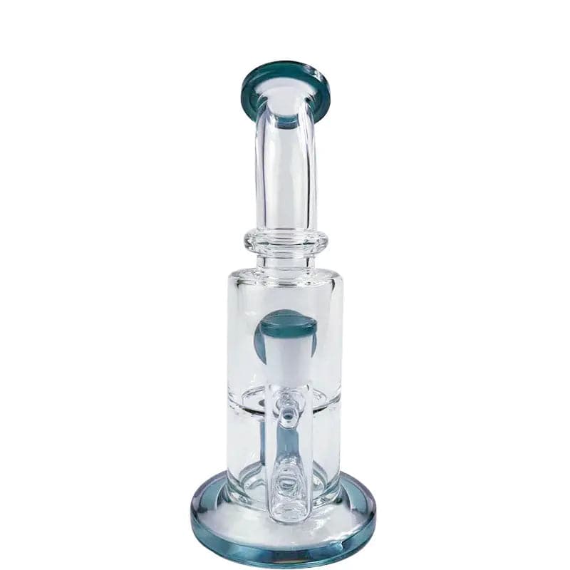 8" Clear Thick Glass Dab Rig – Mile High Glass Pipes
