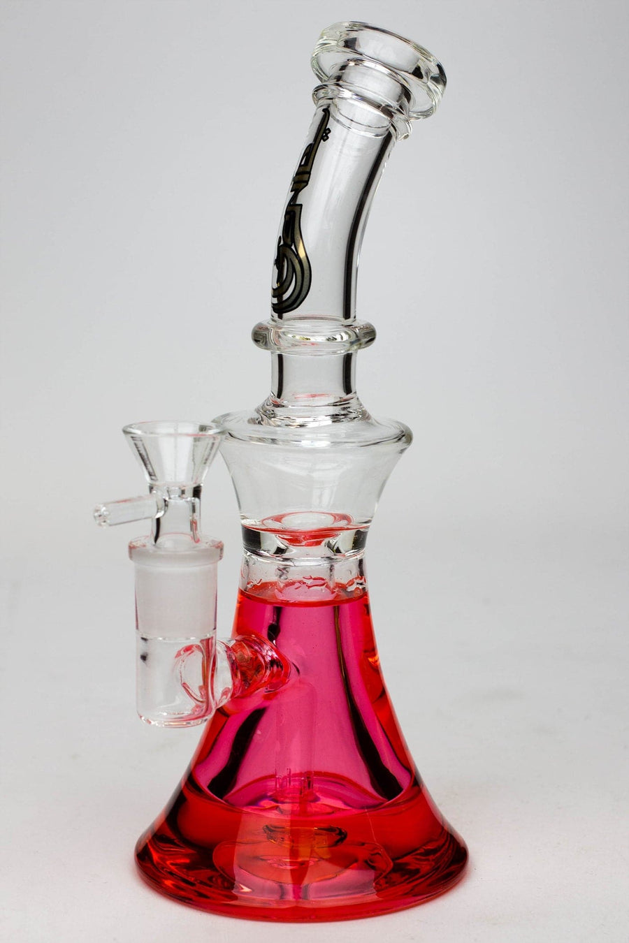 Genie shower head glass beaker bong with liquid cooling freezer – MHGP