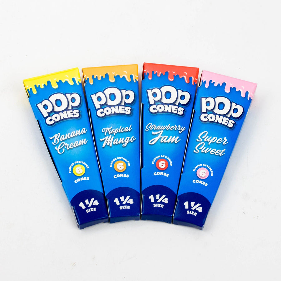 Pop Cones 1 1/4 Pre-rolled cones Box of 24 – Mile High Glass Pipes