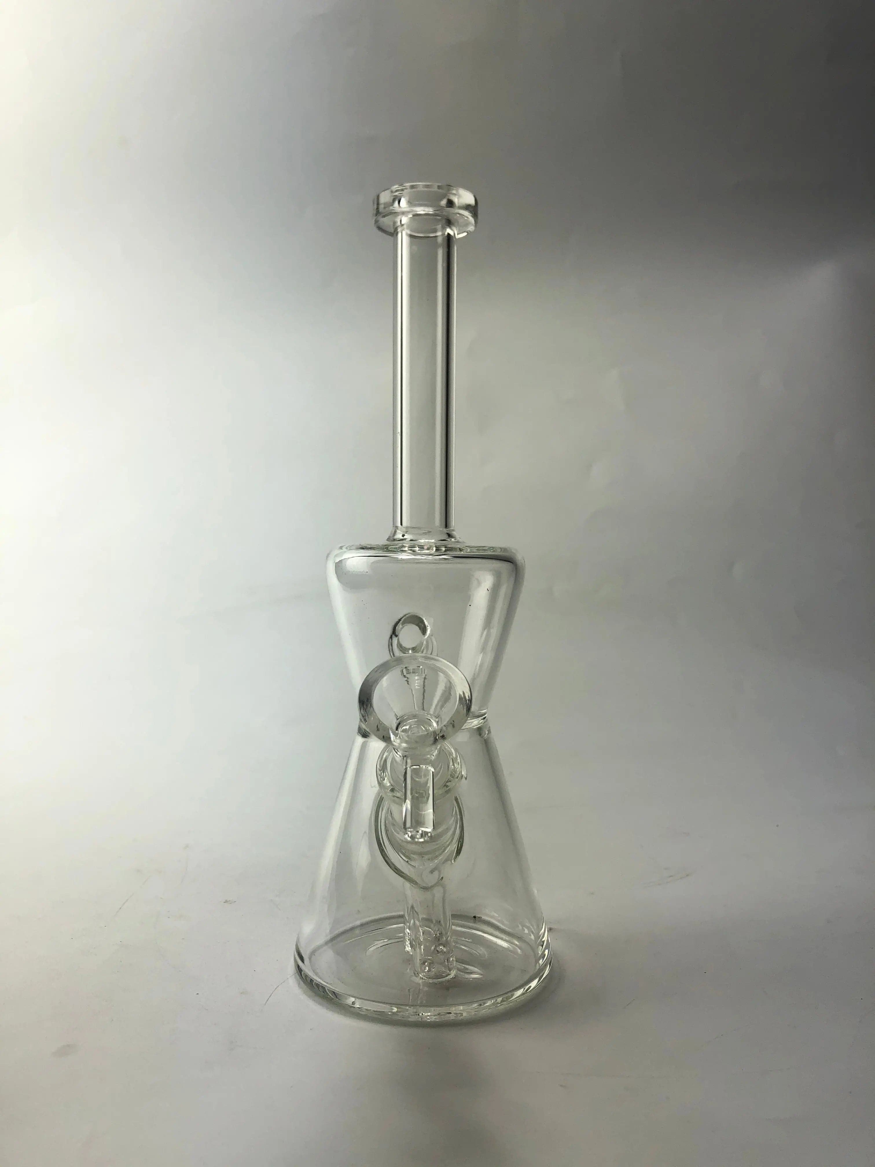 9" Glass Recycler Dab Rig – Mile High Glass Pipes