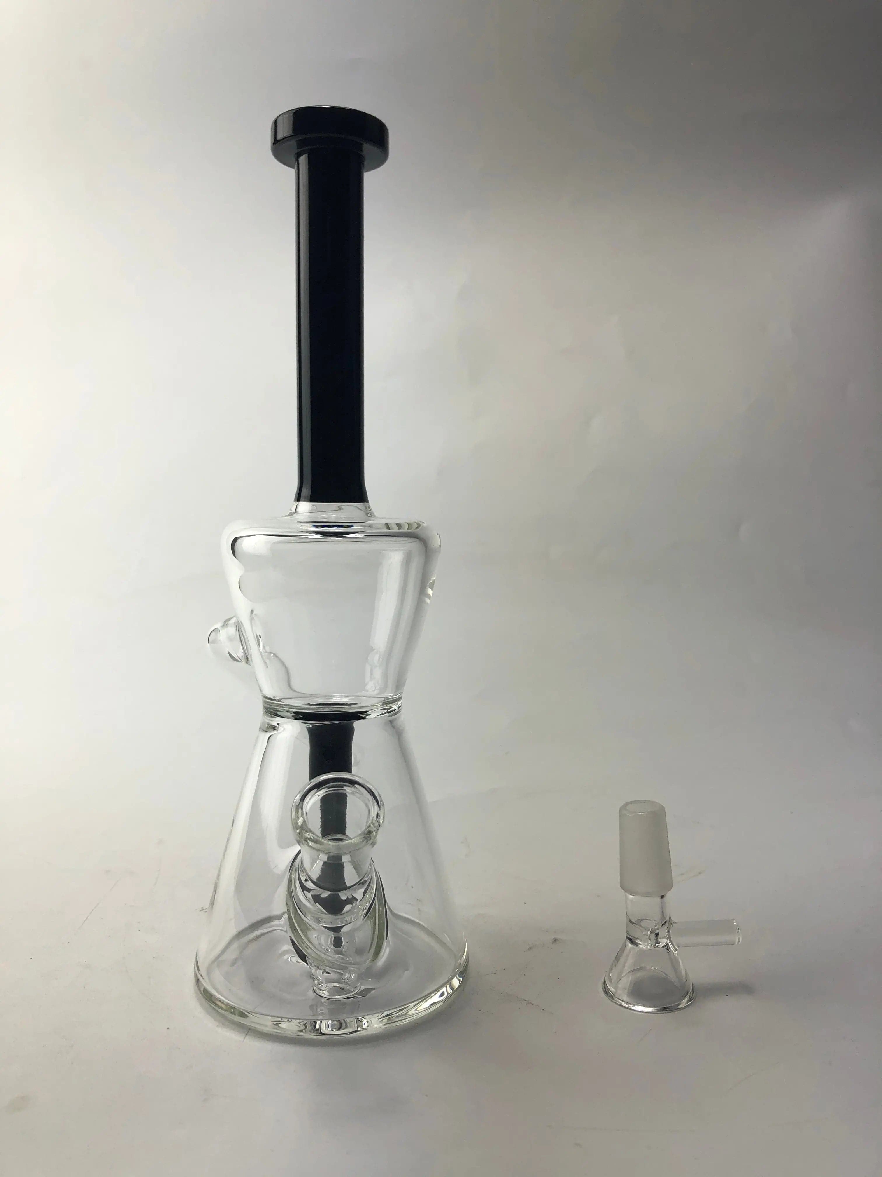 9" Glass Recycler Dab Rig – Mile High Glass Pipes