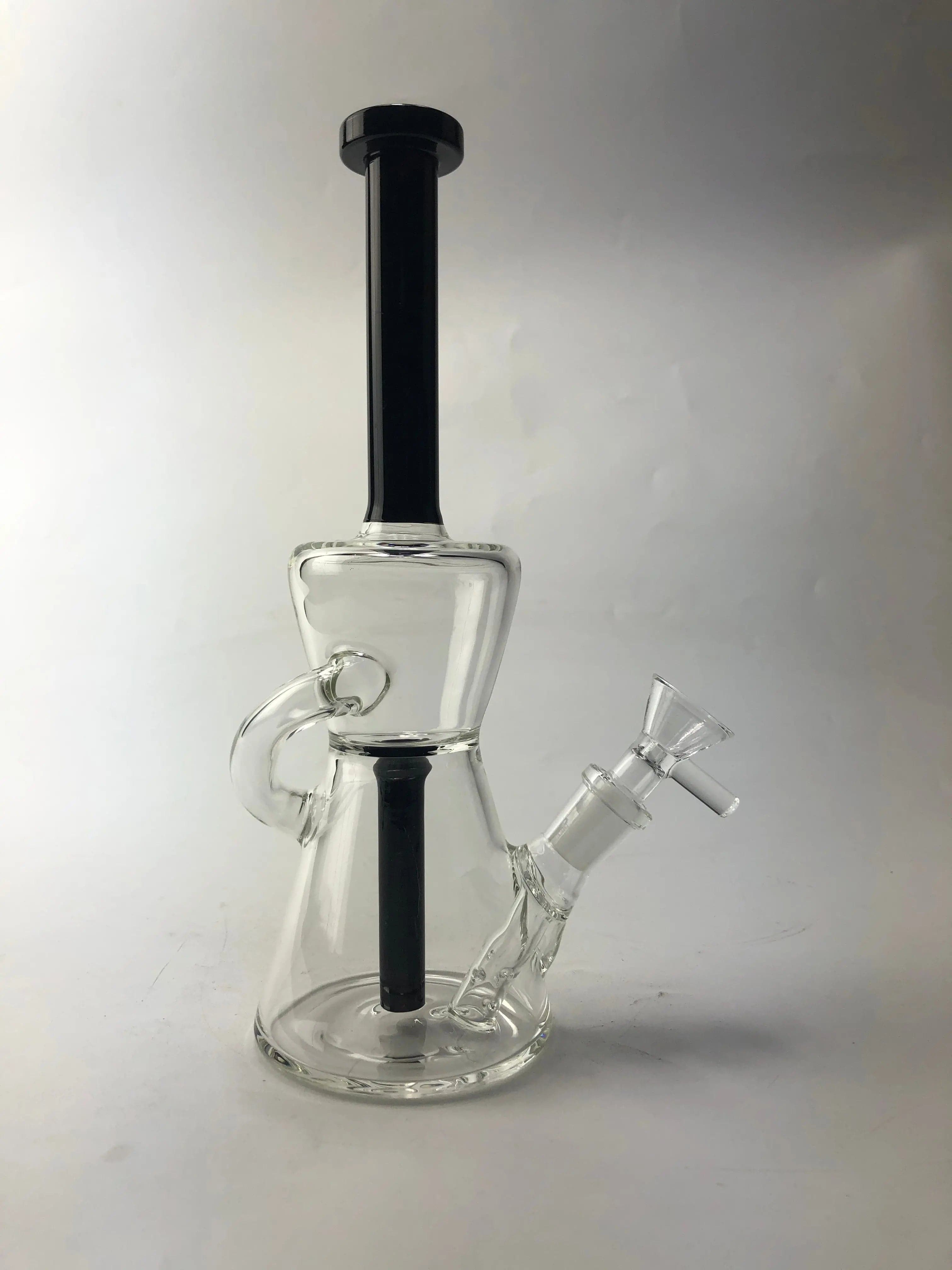9" Glass Recycler Dab Rig – Mile High Glass Pipes