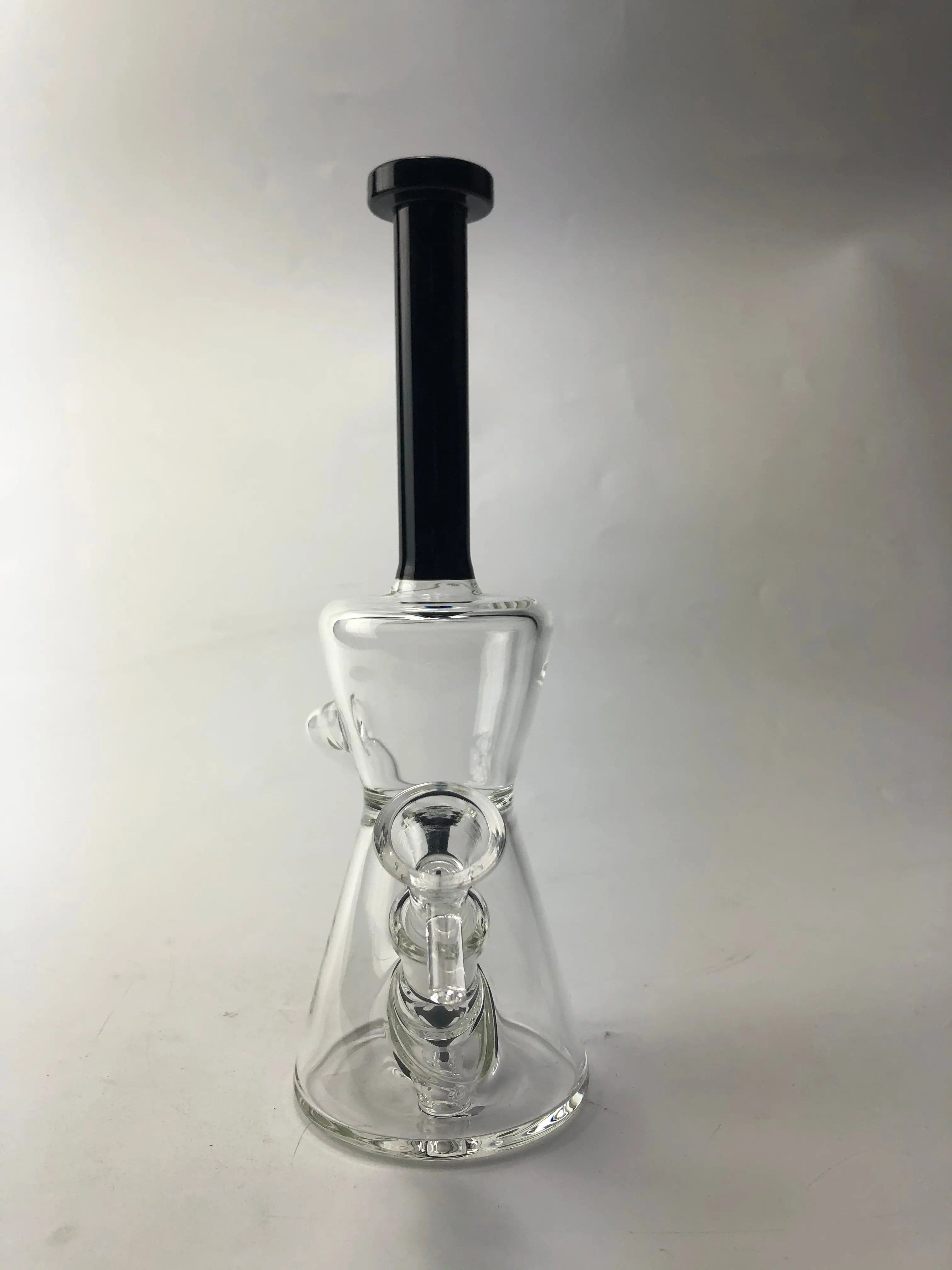 9" Glass Recycler Dab Rig – Mile High Glass Pipes