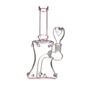 Clear bell bottom beaded mini bong - Water Pipes | MHGP