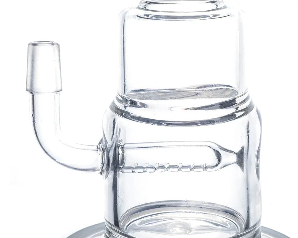Down Stem In line Diffuser Pyramid Bong – Mile High Glass Pipes