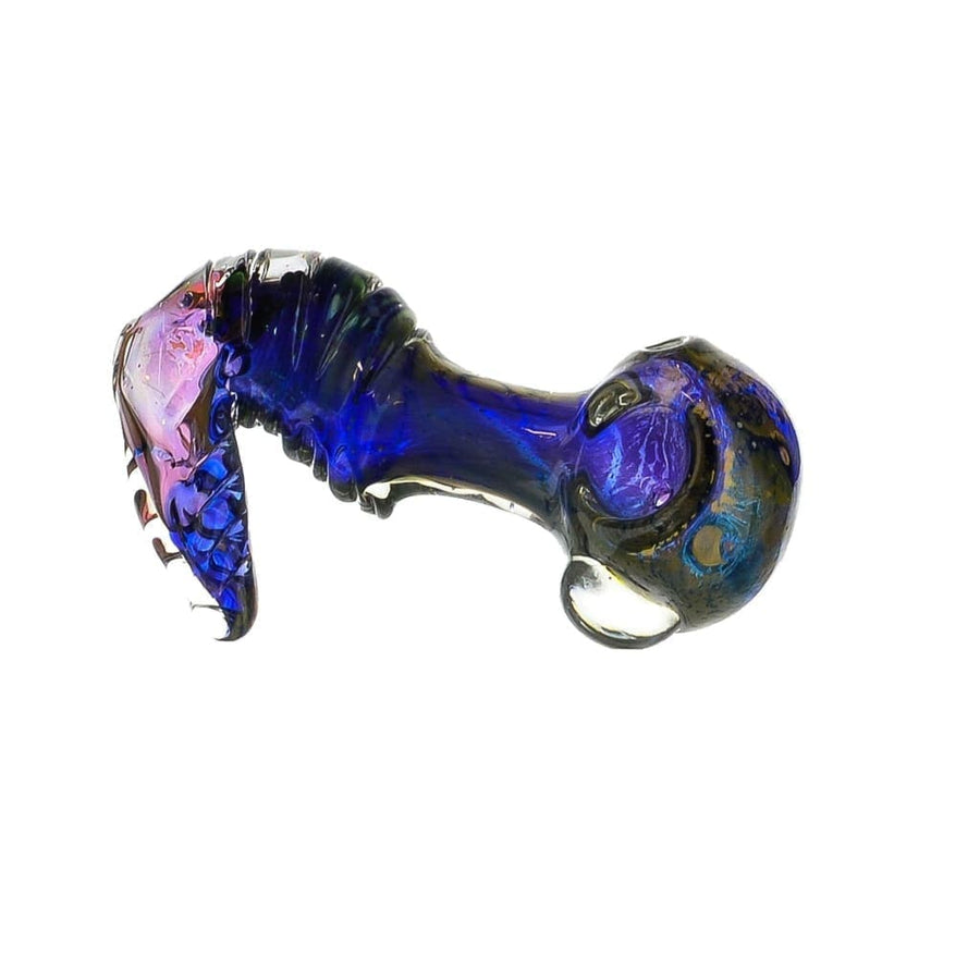Fumed blue squid pipe - Novelty Pipes | MHGP