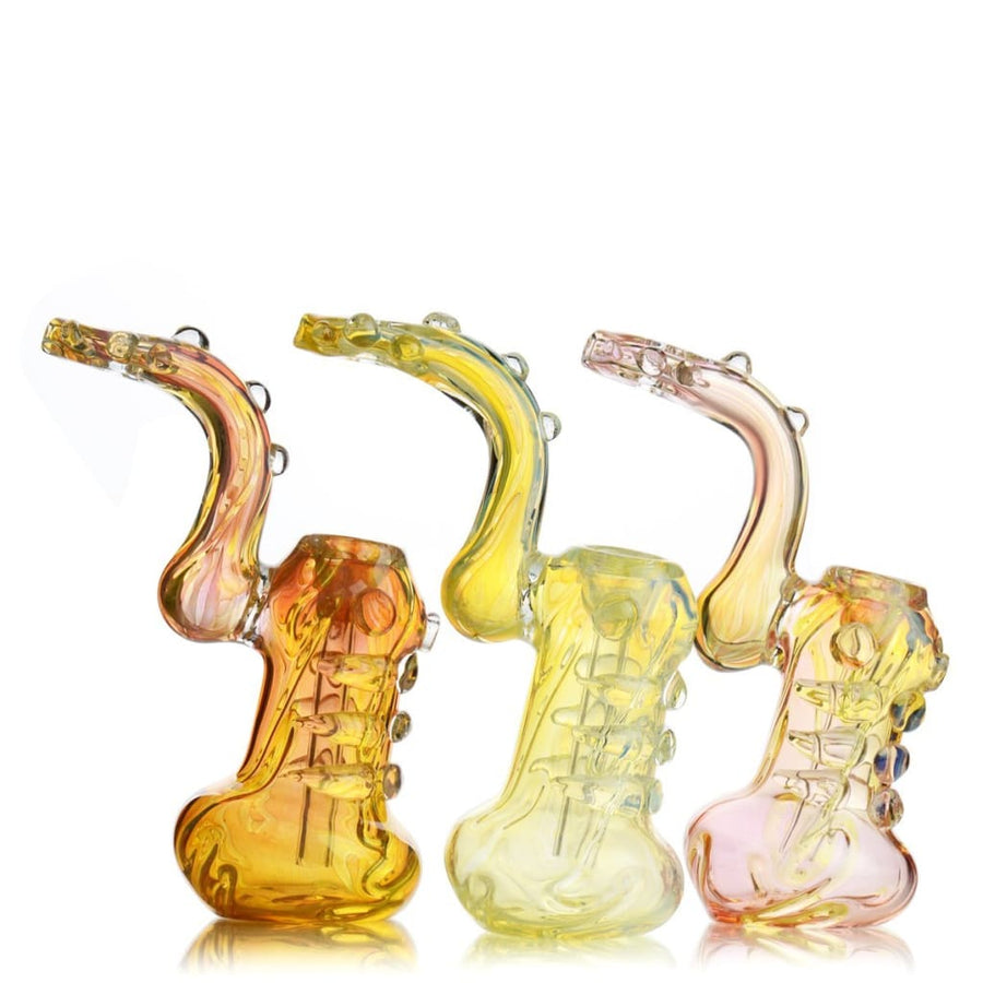 Durable Glass Bubbler with Fixed Percolator Downstem and 18mm Bowl – MHGP