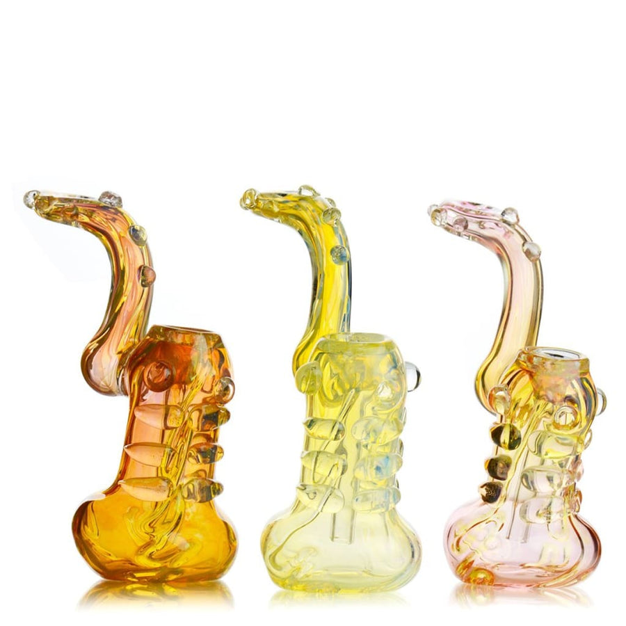 Durable Glass Bubbler with Fixed Percolator Downstem and 18mm Bowl – MHGP