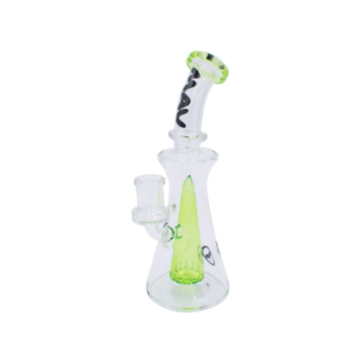 Mav glass bent neck long pyramid rig - ooze - Dab Rigs | Mav – MHGP