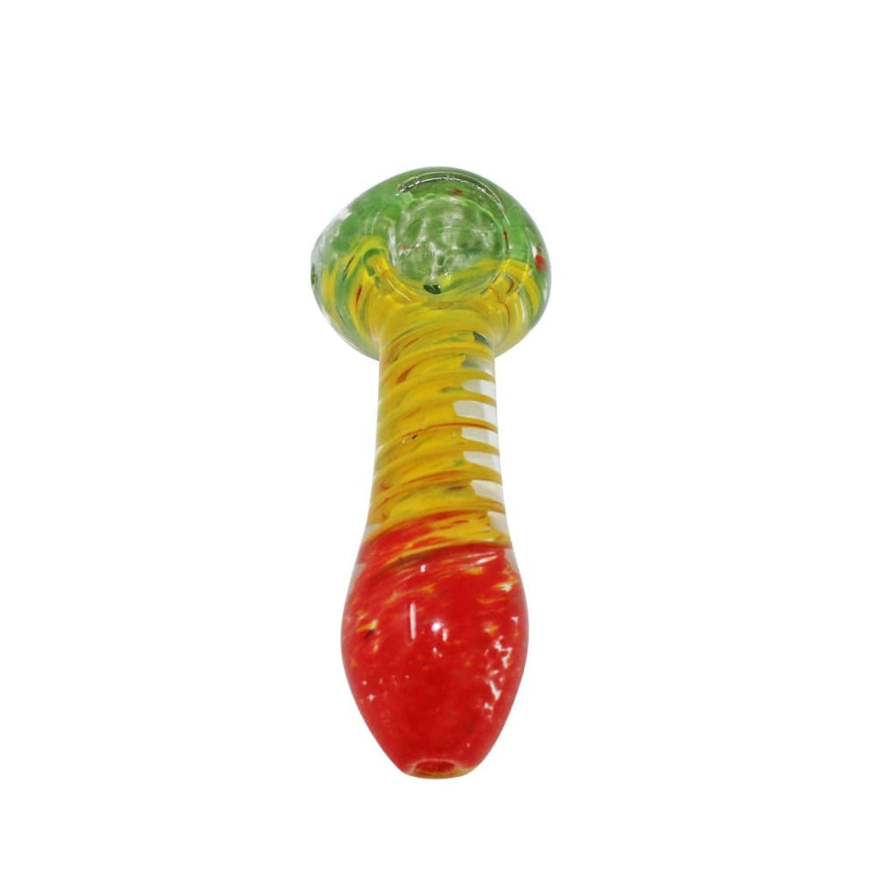 Rasta glass pipe - Spoon Pipes | Smokerolla® – Mile High Glass Pipes