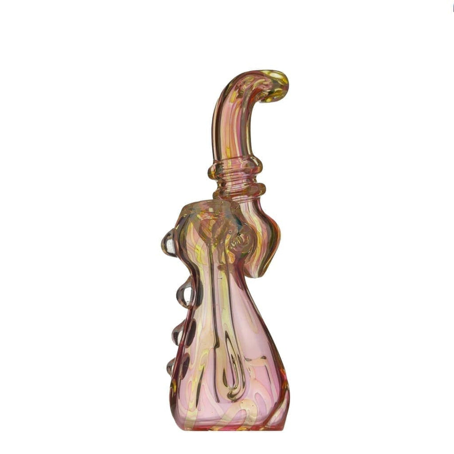 Rose gold fumed bubbler - Bubblers | MHGP – Mile High Glass Pipes