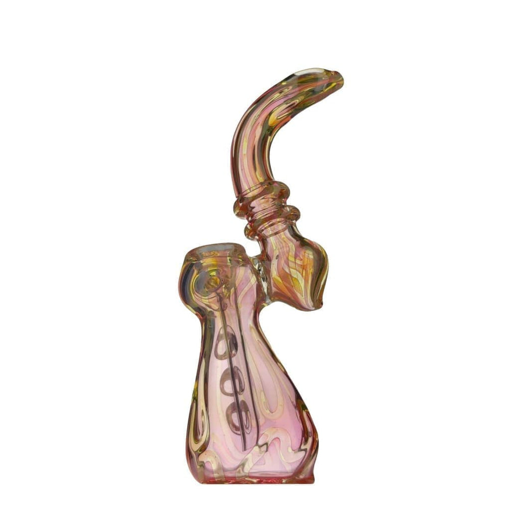 Rose gold fumed bubbler - Bubblers | MHGP – Mile High Glass Pipes