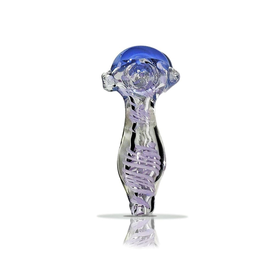 Slime Swirl Handmade Glass Pipe with Color-changing Feature – MHGP