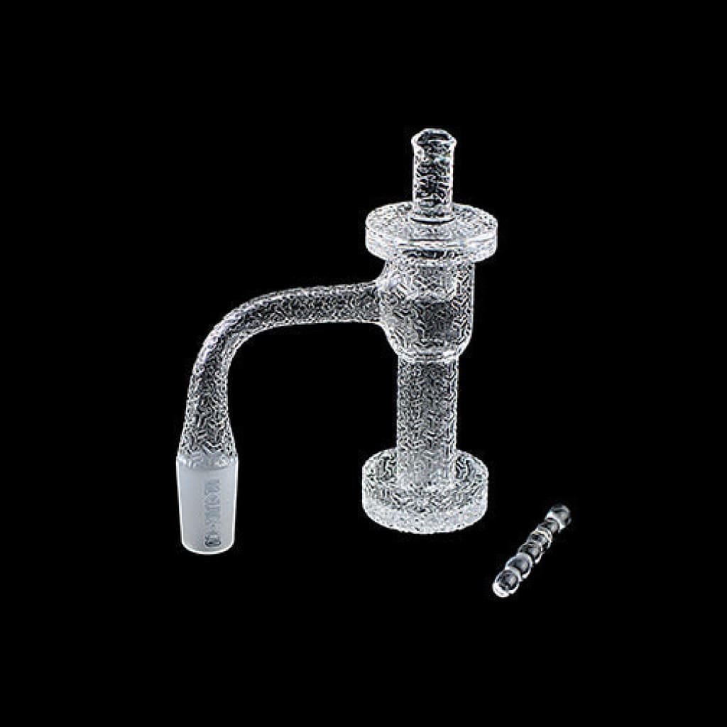 Space King Fully Fused Engraved Terp Slurper – Mile High Glass Pipes