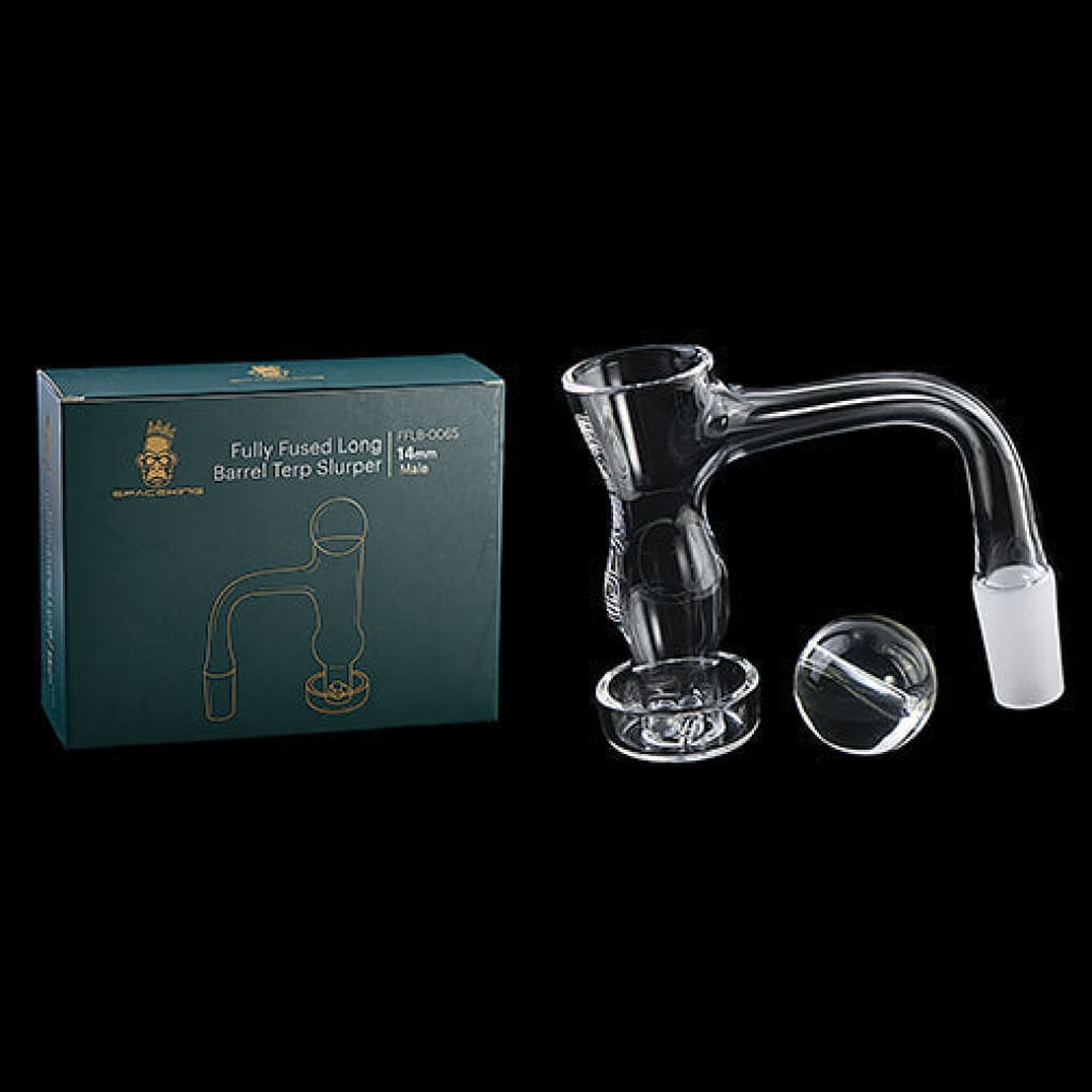 Space King Fully Fused Long Barrel Terp Slurper – Mile High Glass Pipes