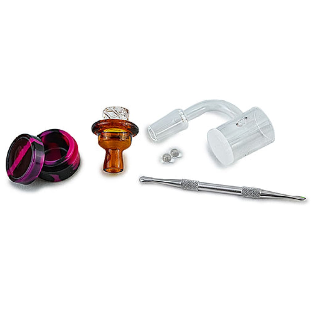 Space King Opaque White Bottom Banger Kit – Mile High Glass Pipes