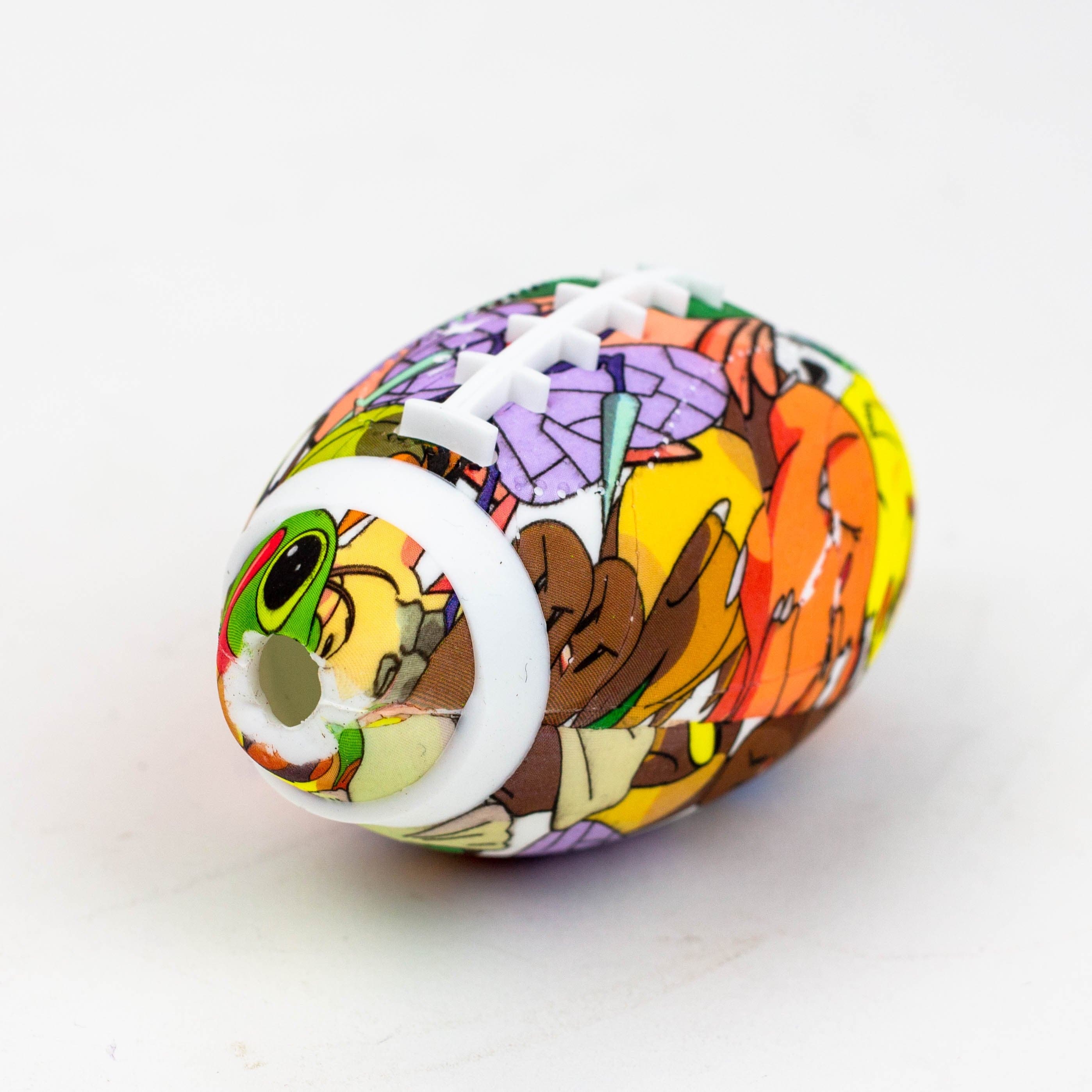 Football silicone hand pipes – Mile High Glass Pipes