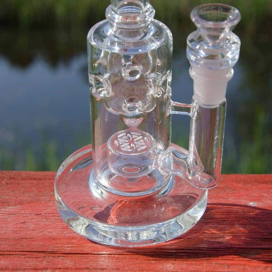 8borosilicate Glass Dab Rig With 14mm Male Quartz Banger – MHGP