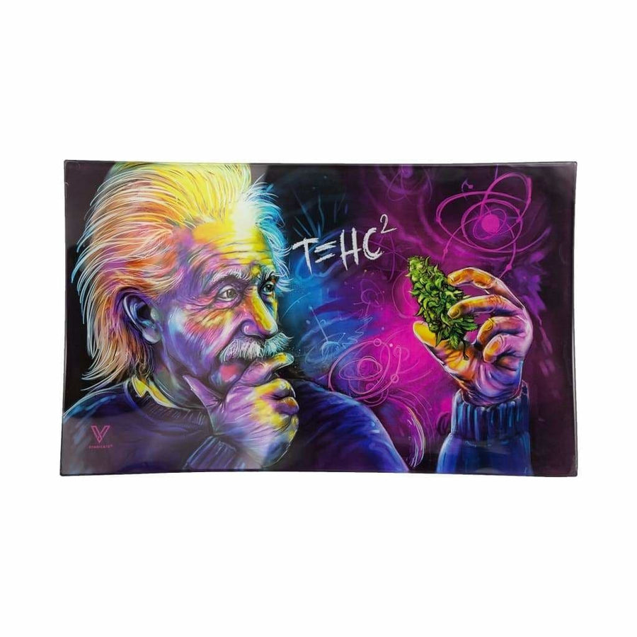 T=hc2 einstein glass tray - Smoking Accessories | MHGP